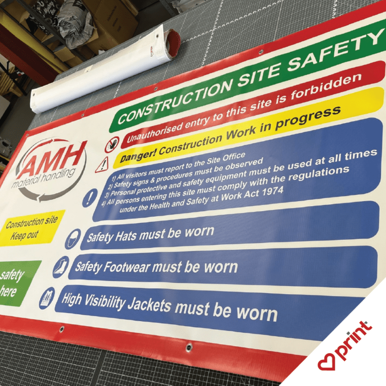 Workplace Safety Banners - Luv Print at Engage Creative